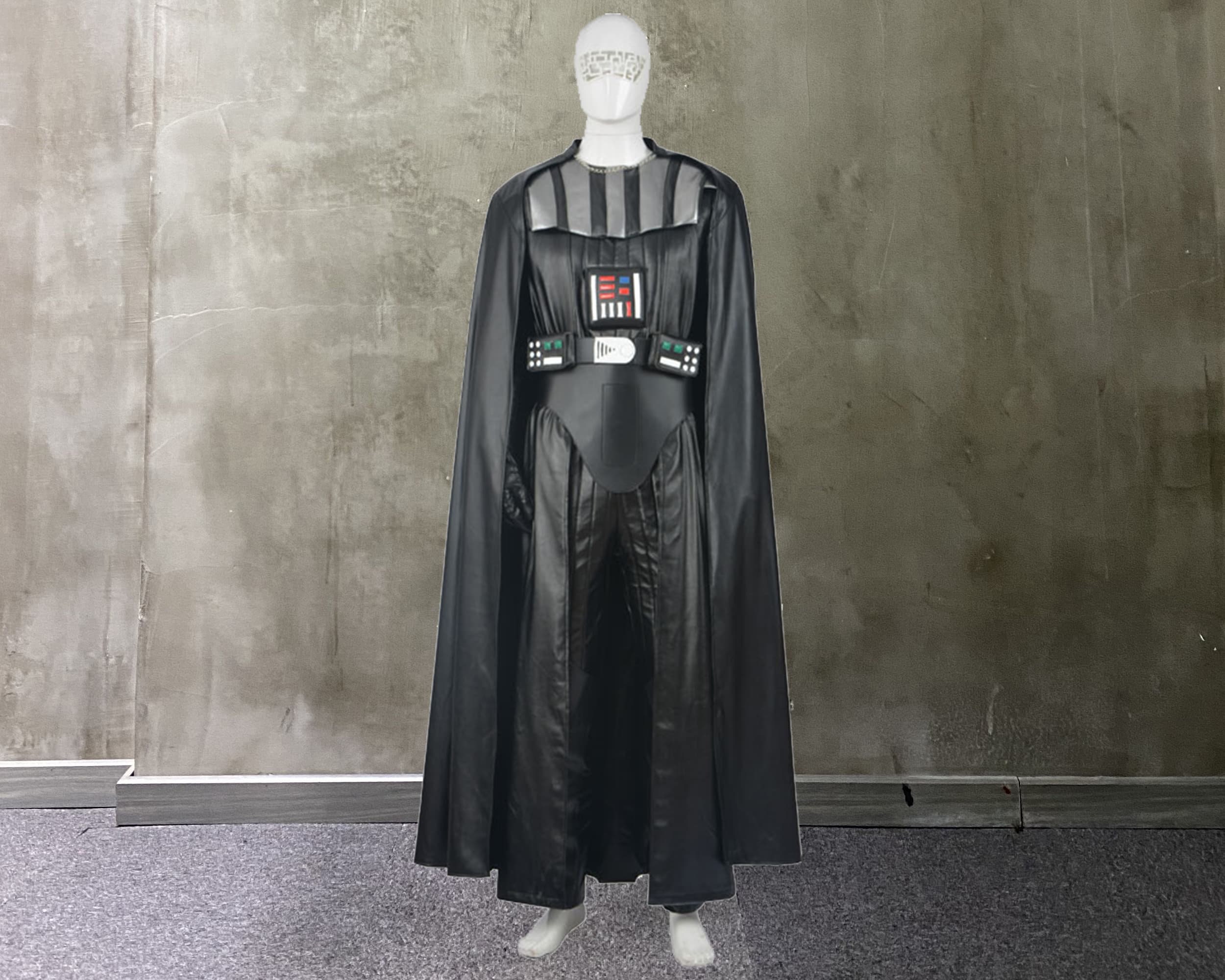 Star Wars Darth Vader Costume Cosplay Suit With Cloak Etsy