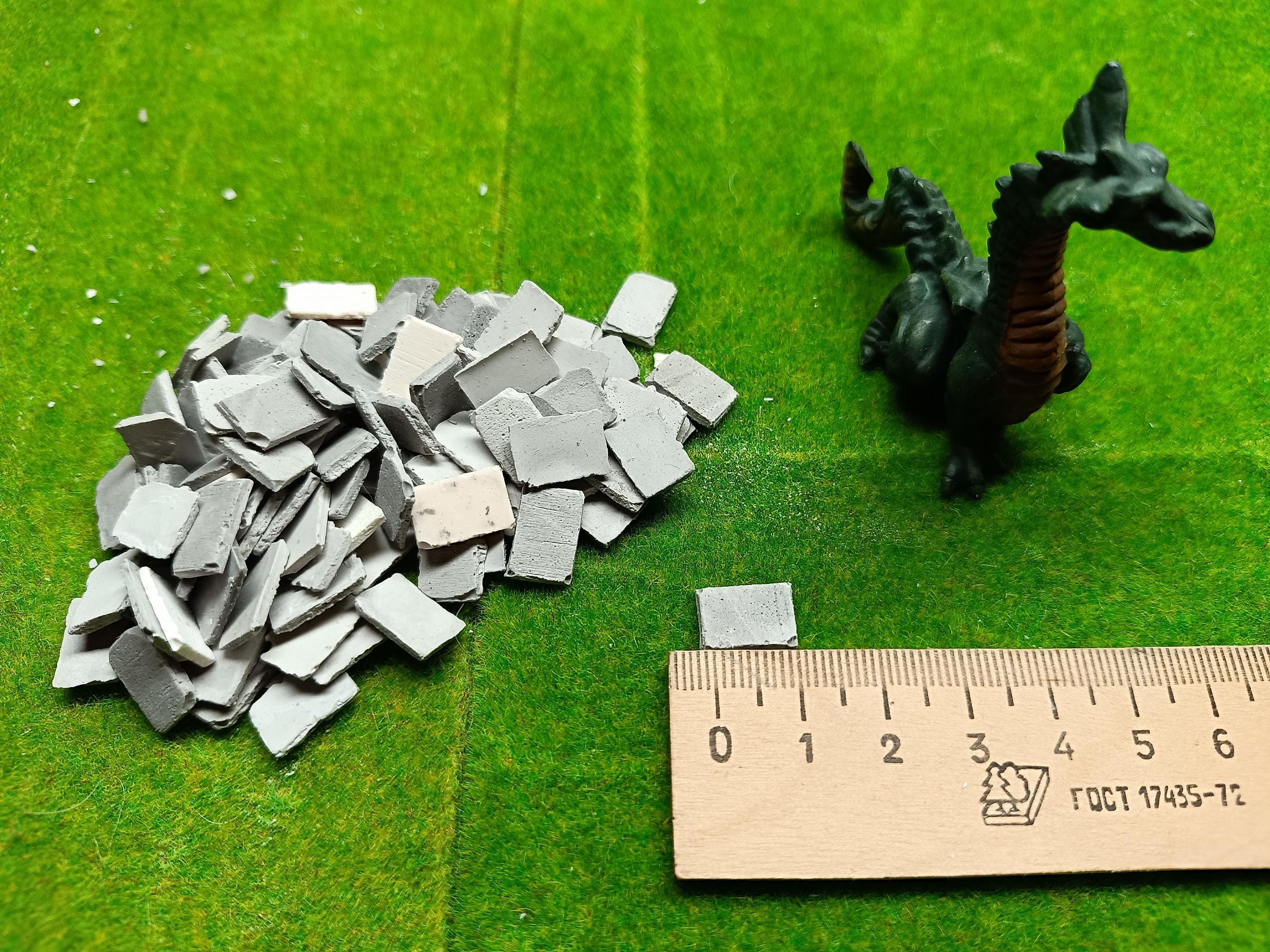 Diorama Roof Tiles War Gaming, Scenery, Scratch Building and Dioramas ...