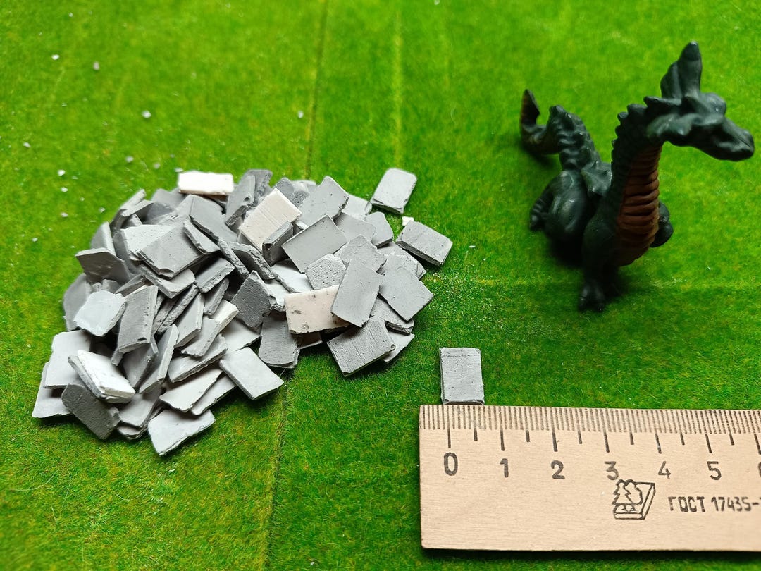Diorama Roof Tiles War Gaming, Scenery, Scratch Building and Dioramas ...