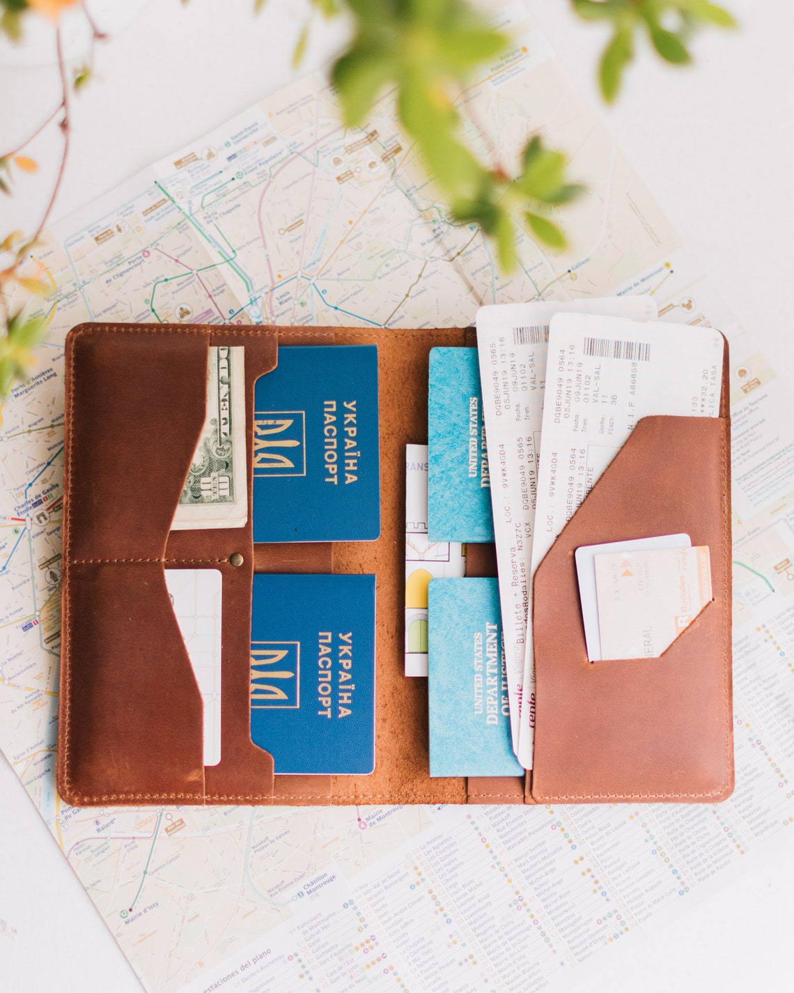 Personalized Passport Organizer Family Travel Passport | Etsy