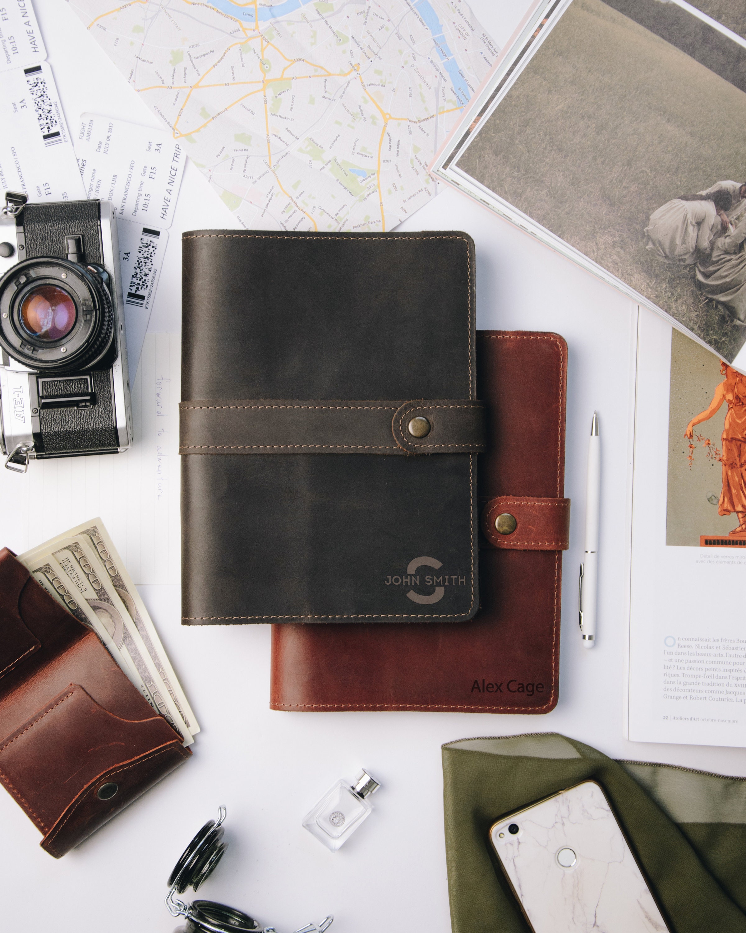 Personalized Leather Journals Leather Diary Handmade Leather | Etsy