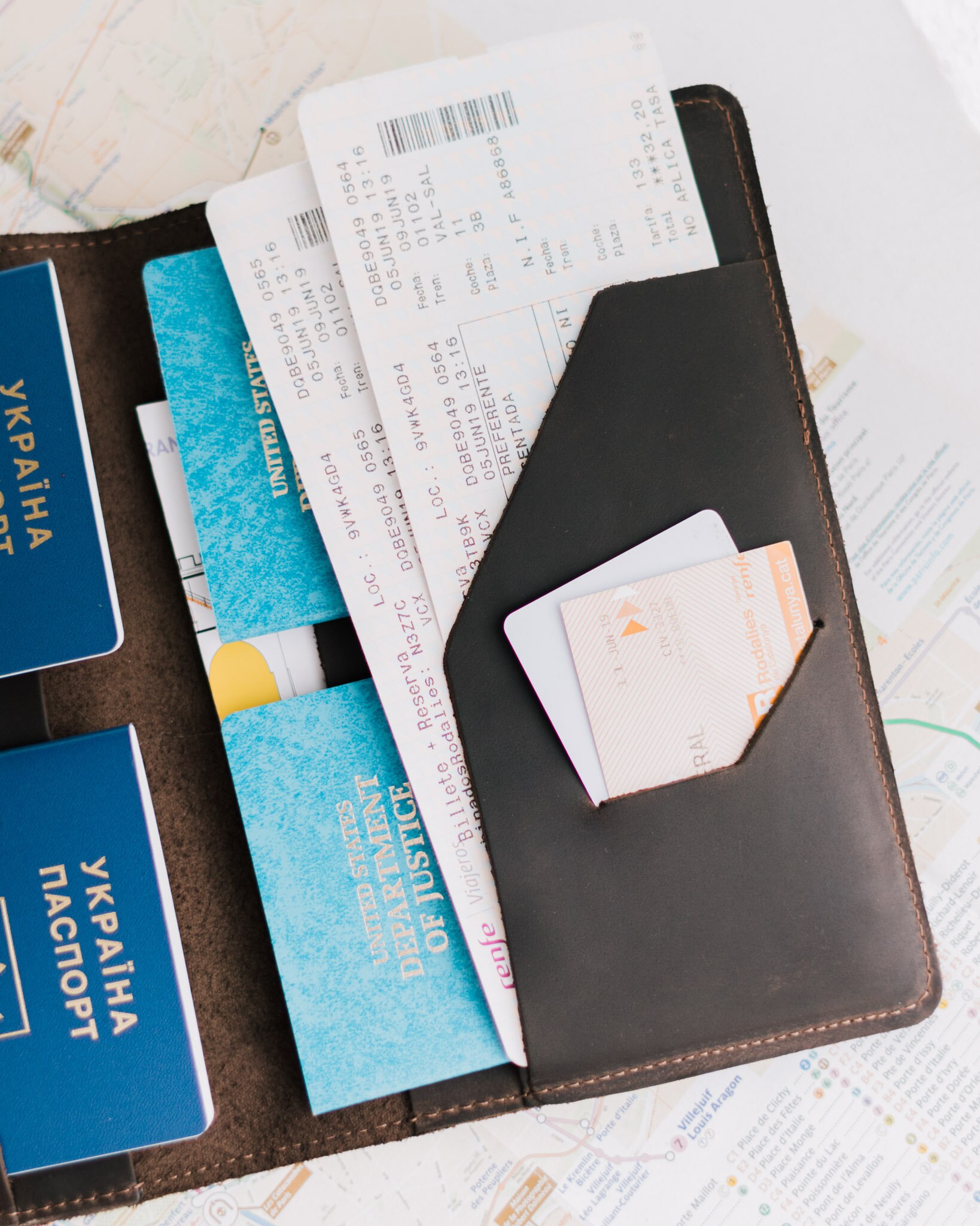 Personalized Passport Organizer Family Travel Passport | Etsy