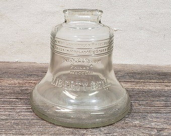 Liberty Bell Glass Bank - Etsy
