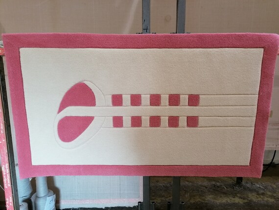 Charles Rennie Mackintosh Inspired Rug Handmade in Scotland | Etsy