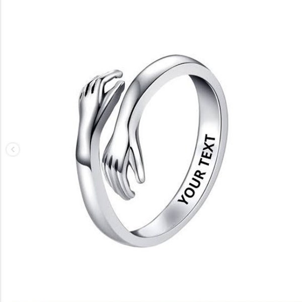 Hug Ring Sterling Silver - Etsy
