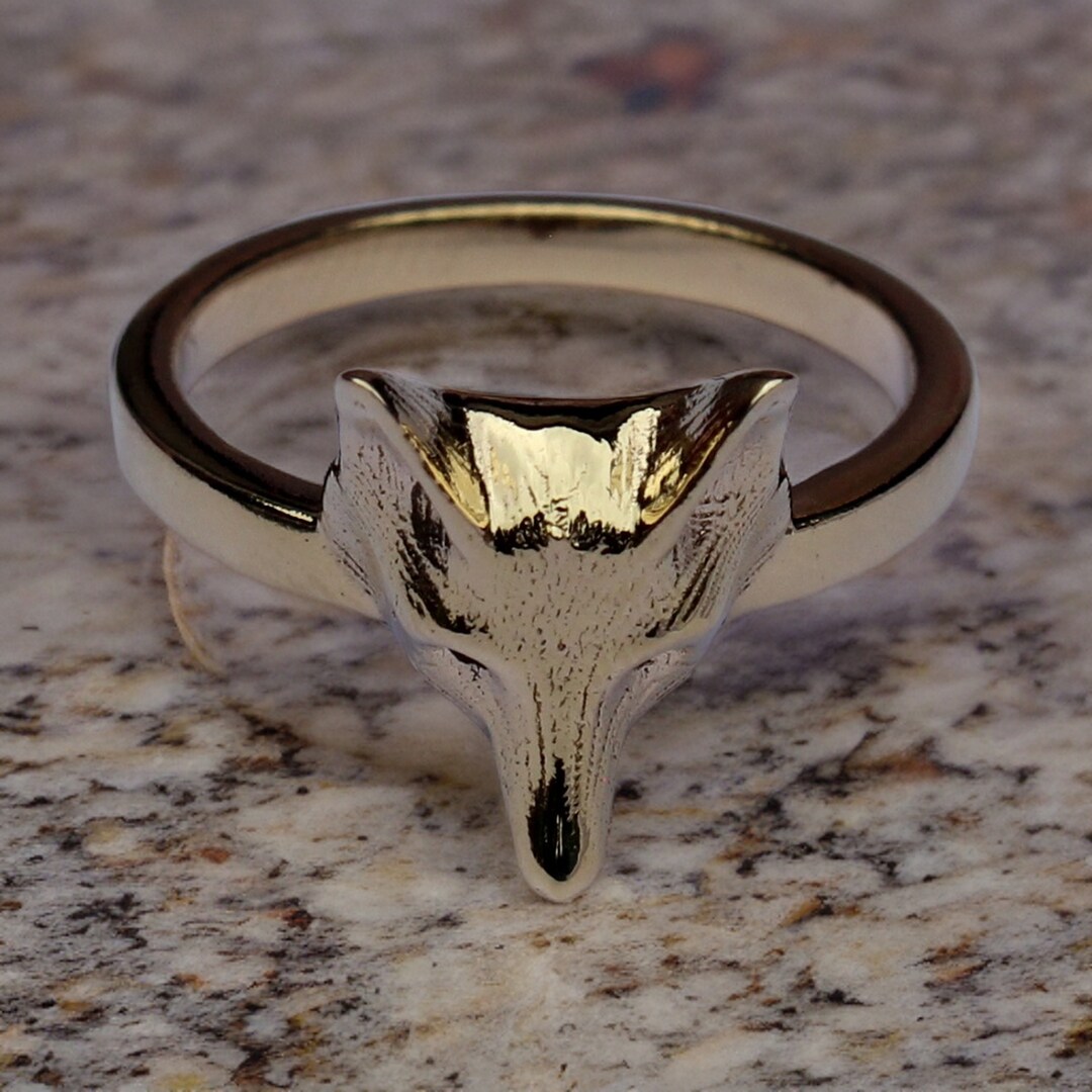 Fox Ring, Silver Animal Signet Ring, Fox Jewelry, Animal Ring, Animal ...