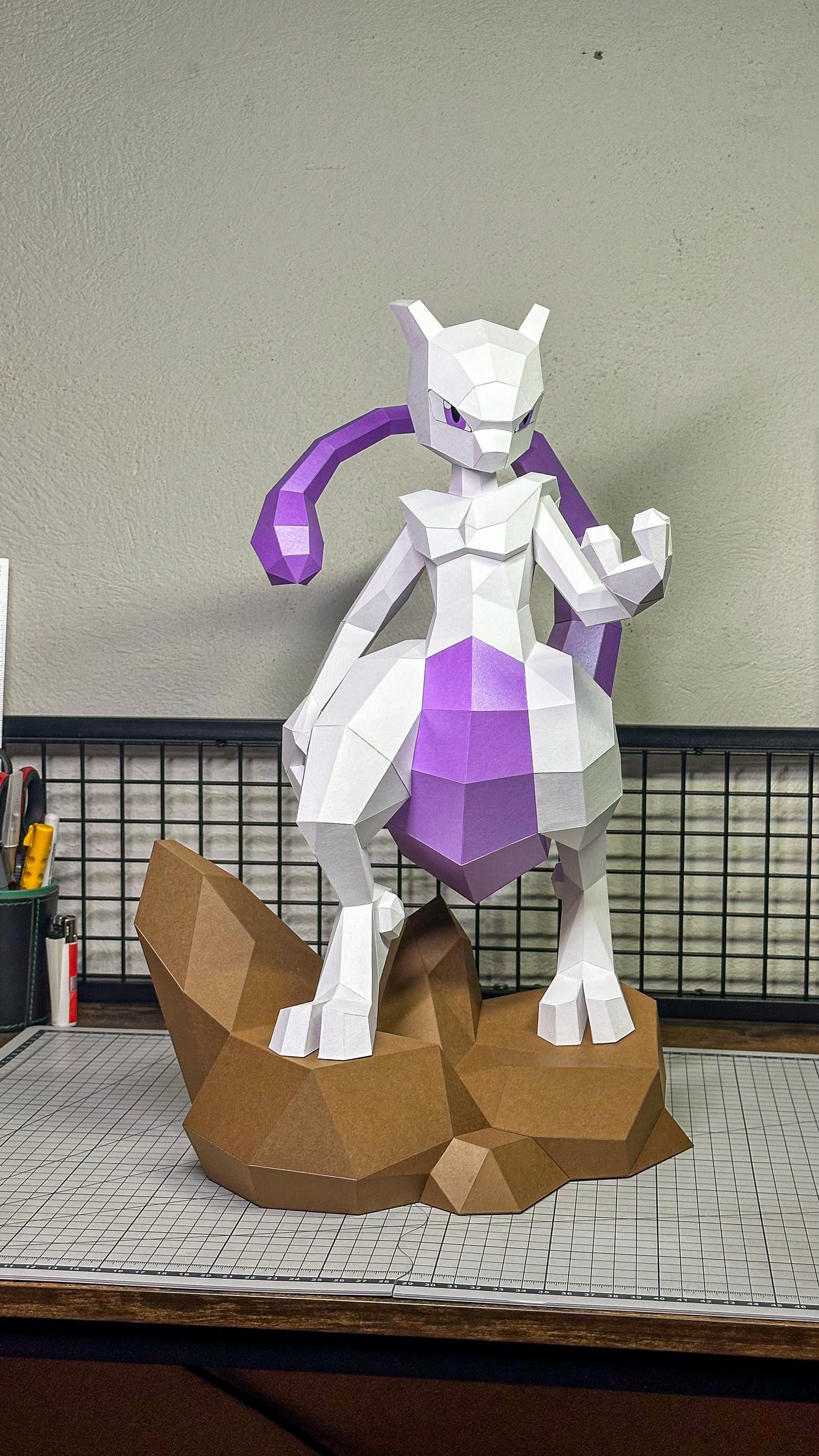 Legendary Creature - Svg Dxf Papercraft 3D Pattern – Low Poly PDF | DIY ...