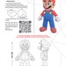 Mario Papercraft 3D, Pepakura Pdf Template Low Polygonal Paper ...