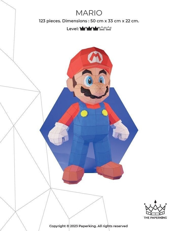Modelos De Papercraft Mario