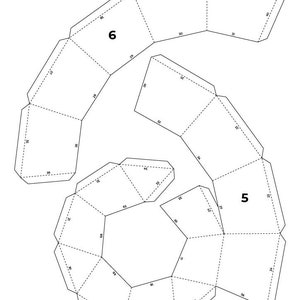 Calabazas Pumpkin Papercraft 3D, pepakura Pdf template Low polygonal ...