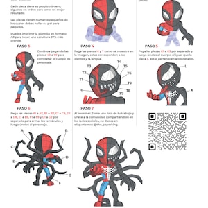 Toxic Spider Papercraft 3D, pepakura Pdf template Low polygonal Paper ...