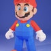 Mario Papercraft 3D, Pepakura Pdf Template Low Polygonal Paper ...