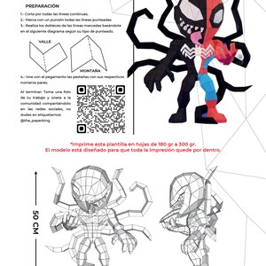 Toxic Spider Papercraft 3D, pepakura Pdf template Low polygonal Paper ...