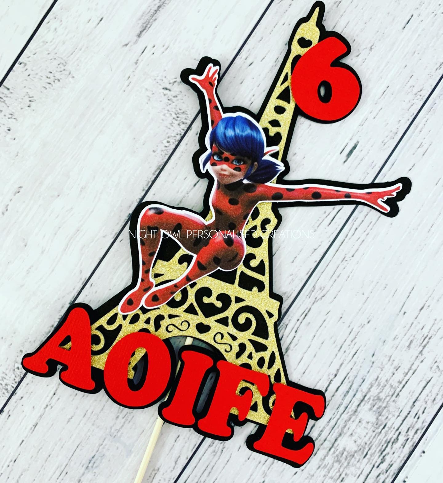 LADYBUG Cake Topper Miraculous Ladybug Cake Topper Ladybug - Etsy Australia