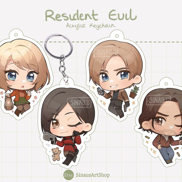 Resident Evil Ada and Leon - Etsy