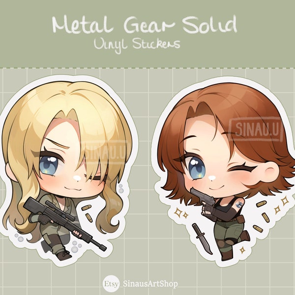 Metal Gear Solid Stickers - Etsy