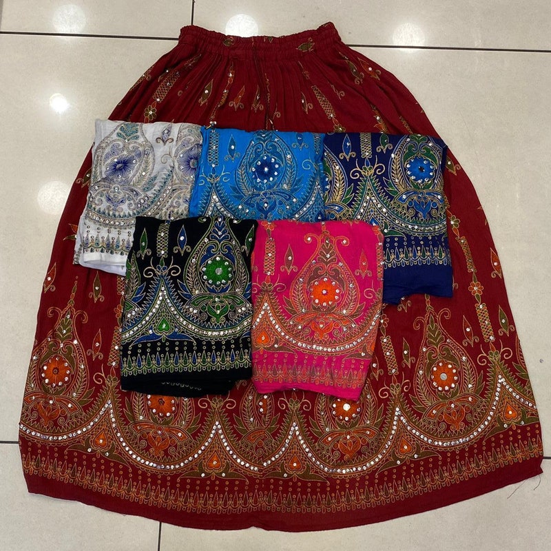 Embroidered Skirt - Etsy