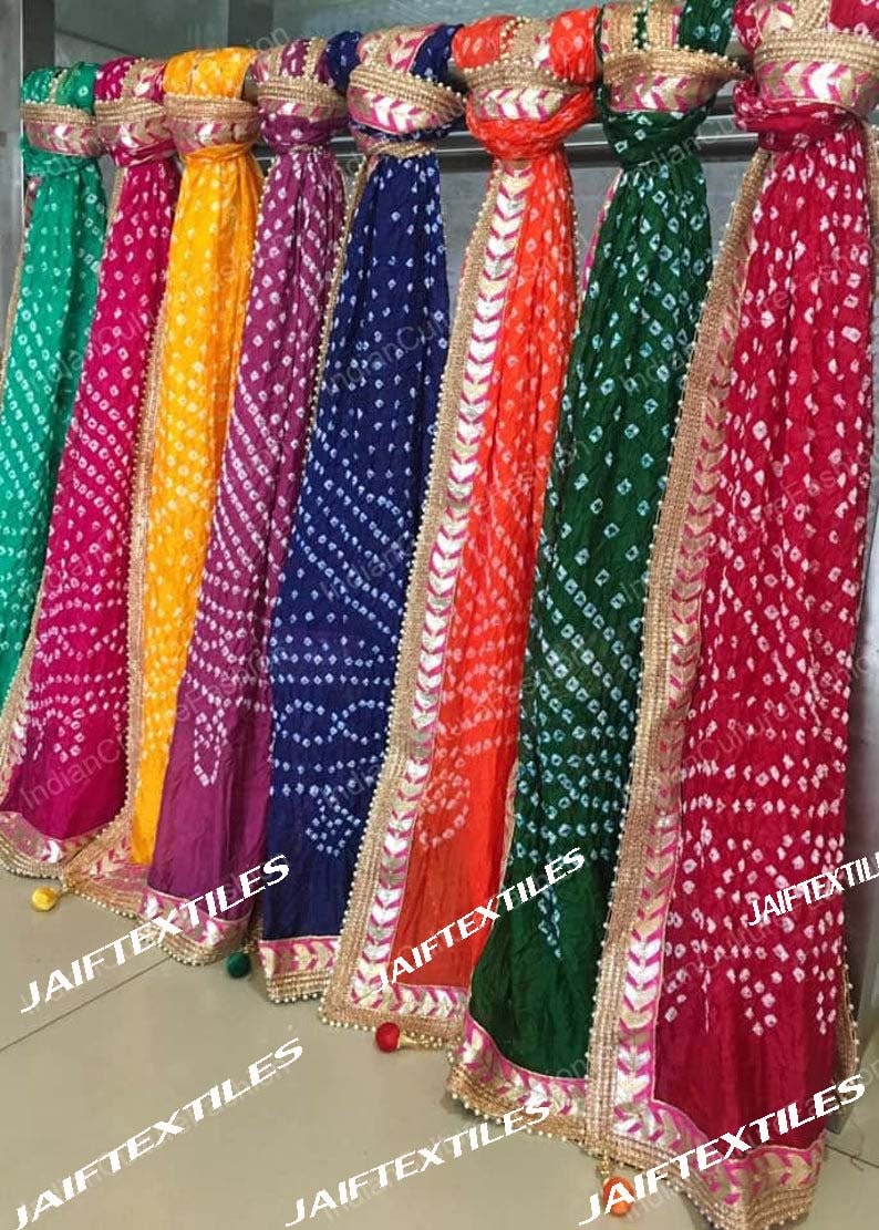 Wholesale Lot SOLID COLOR Dupatta Rajasthani Bandhej Dupatta | Etsy