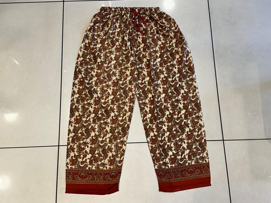 Handmade Saree Silk Trouser: Festival Hippie Yoga Pants - Etsy