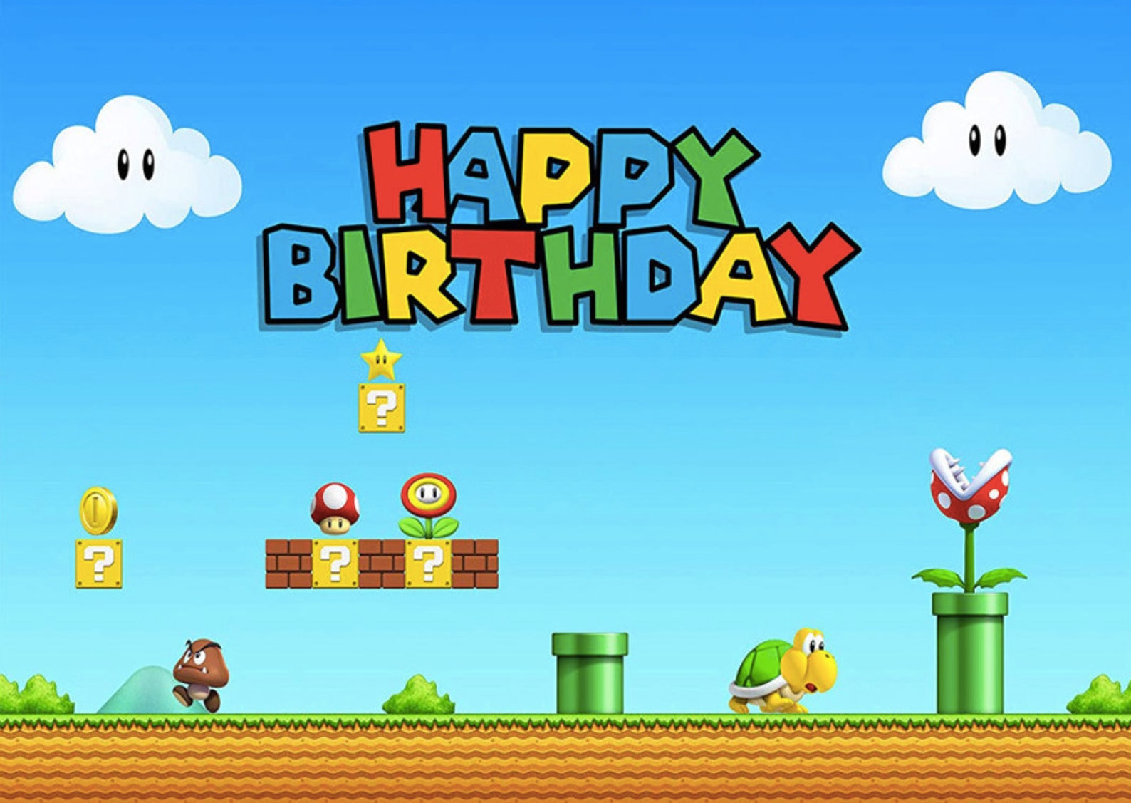 Super Mario Birthday Super Mario Bros Luigi Solid Bla - vrogue.co