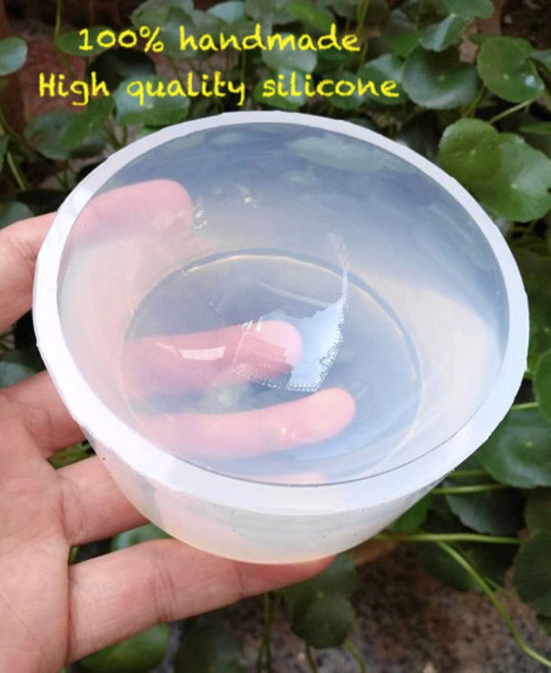 Large Deep Dome Hemisphere Semi Semi Sphere Paperweight Mold Round ...