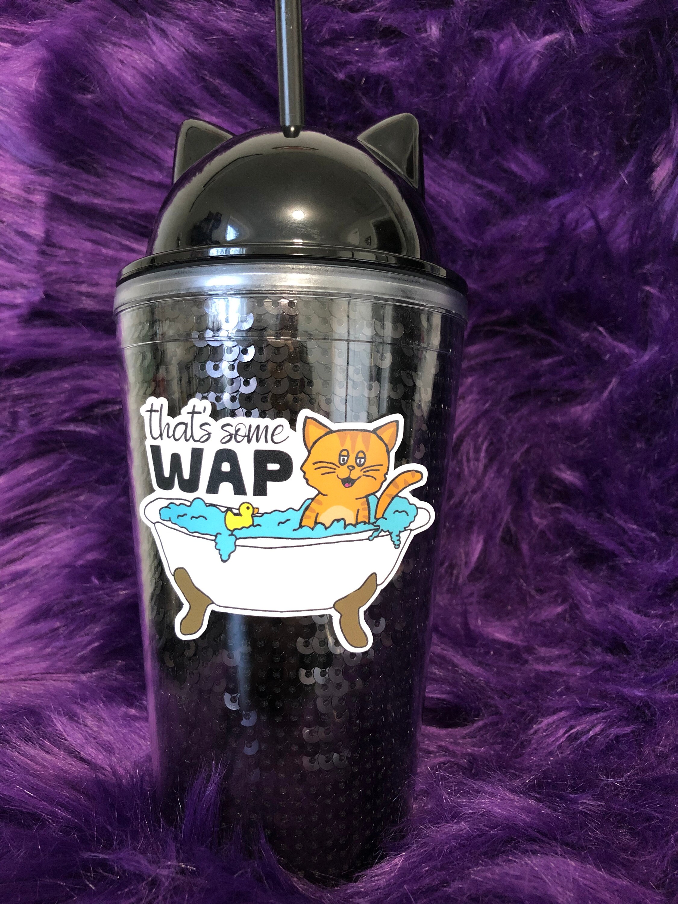 That's Some WAP Sticker Funny Cat Sticker Cat Stocking - Etsy