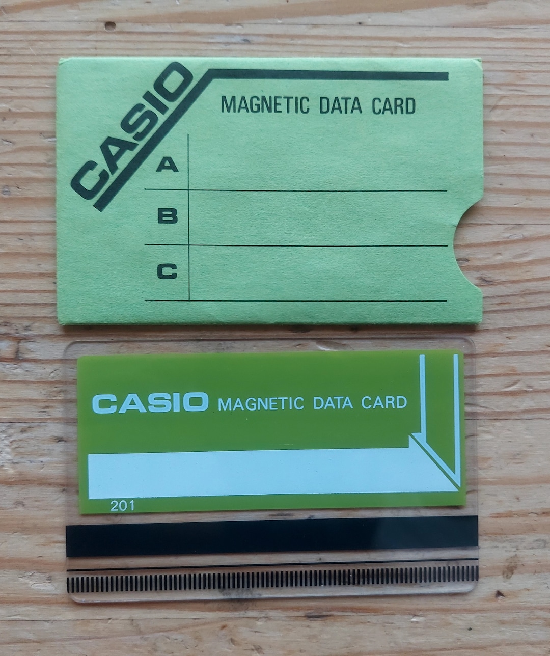 Casio Magnetic Data Card Data From Casio Pro FX 1 - Etsy