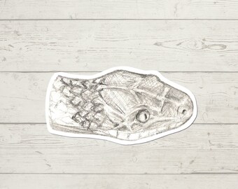 Snake Head Sticker - Etsy