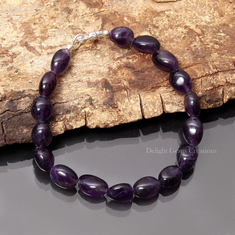 Smooth Amethyst - Etsy