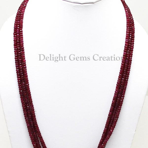 Red Ruby Necklace - Etsy