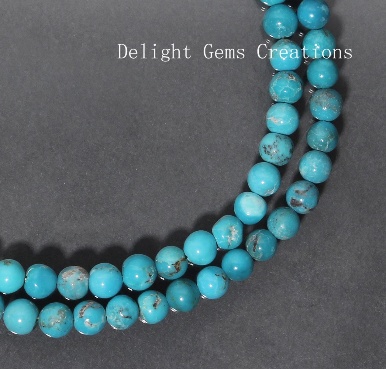 Natural Arizona Turquoise Necklace Genuine Turquoise Beaded | Etsy