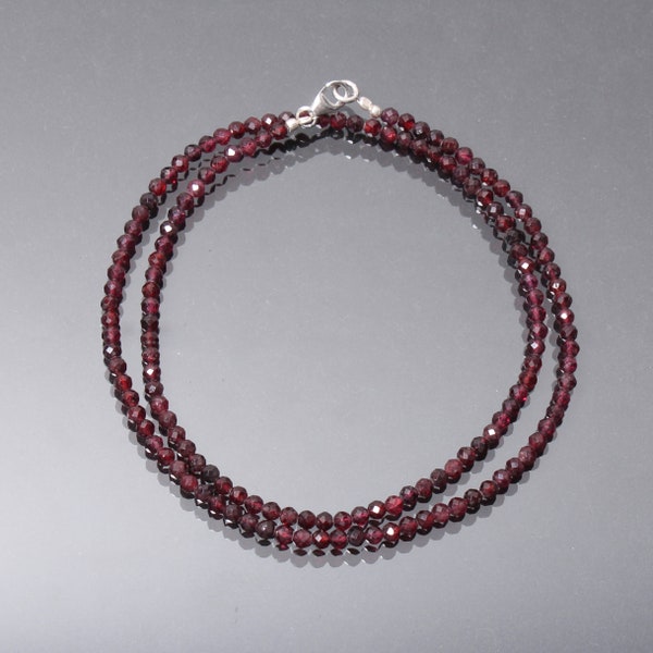Red Bead Necklace - Etsy