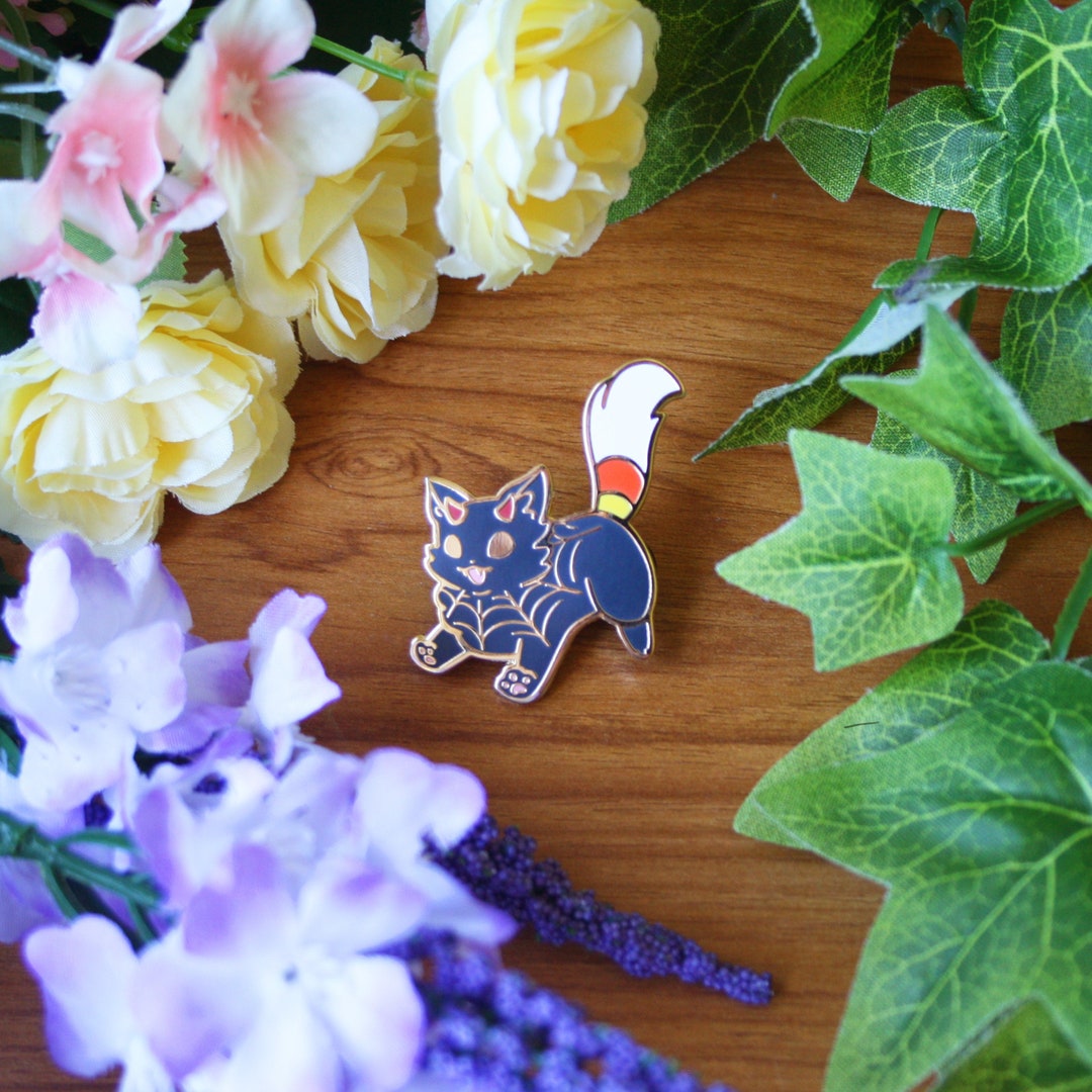 Halloween Cat Pin limited Edition - Etsy