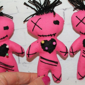 5 Voodoo Dolls Pink Voodoo Party Tag - Etsy