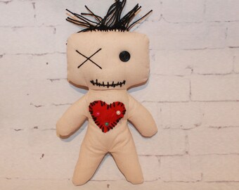 PDF Tutorial Goth Cloth Doll. Voodoo Doll Pattern. Creepy Cute Doll ...