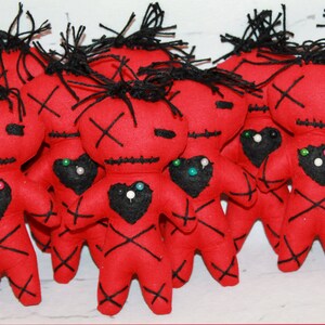 15 Voodoo Dolls Tag Red Voodoo - Etsy