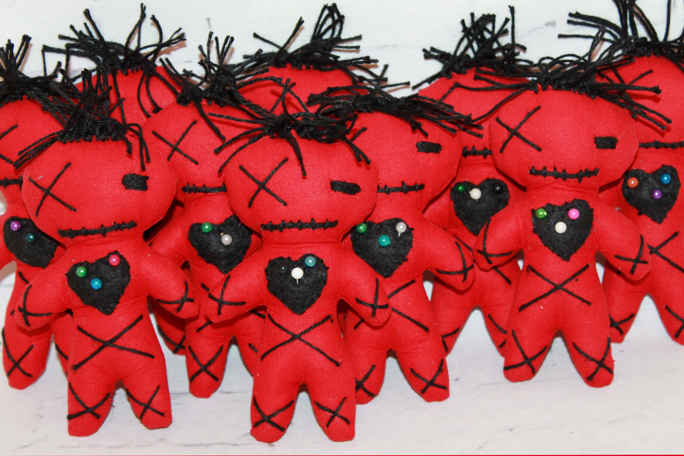 15 Voodoo Dolls Tag Red Voodoo - Etsy
