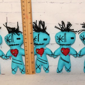 5 Voodoo Dolls Favor Blue Voodoo - Etsy