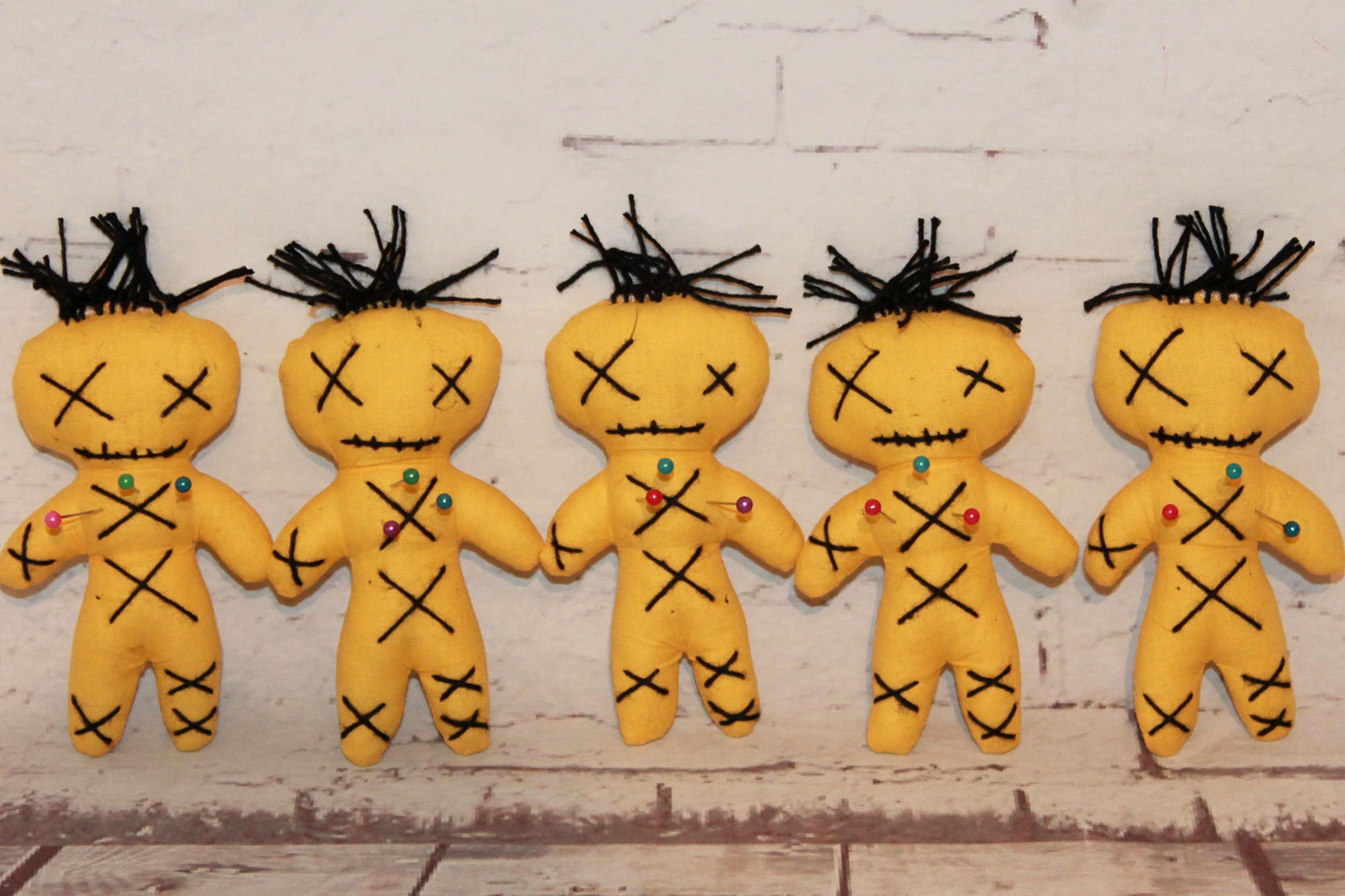 5 Gift Voodoo Doll With Pins - Etsy