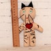 Voodoo Cat Doll Cat Lover Gift - Etsy