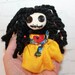 Button Eyes Doll Voodoo Doll Gothic Doll - Etsy