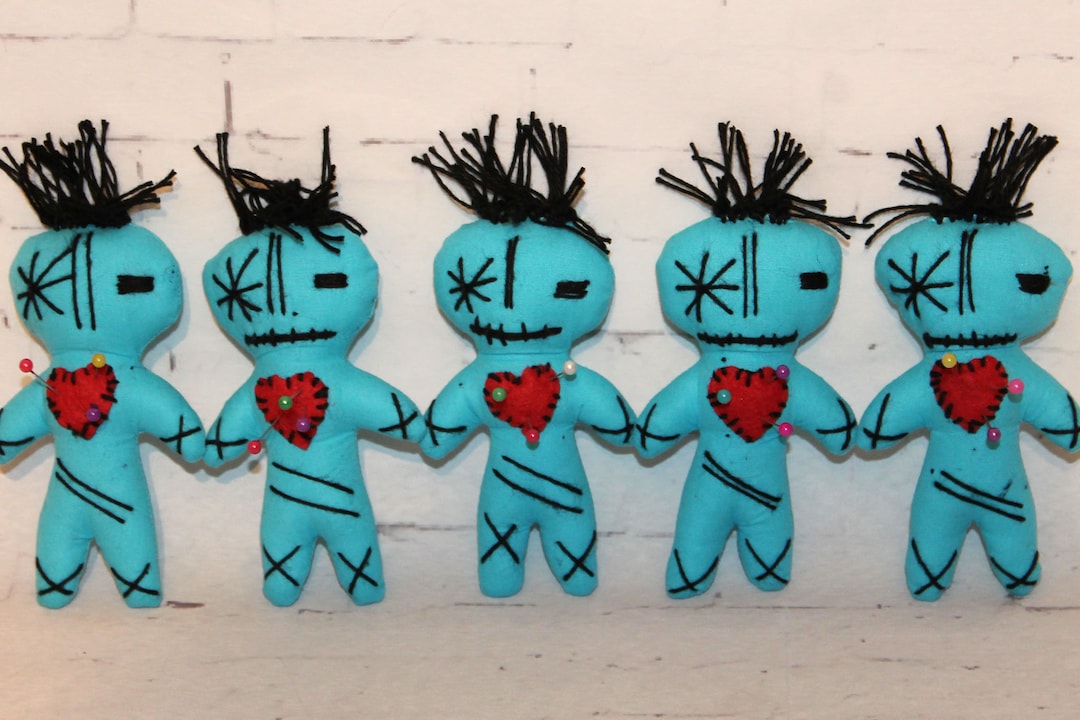 5 Voodoo Dolls Favor Blue Voodoo - Etsy