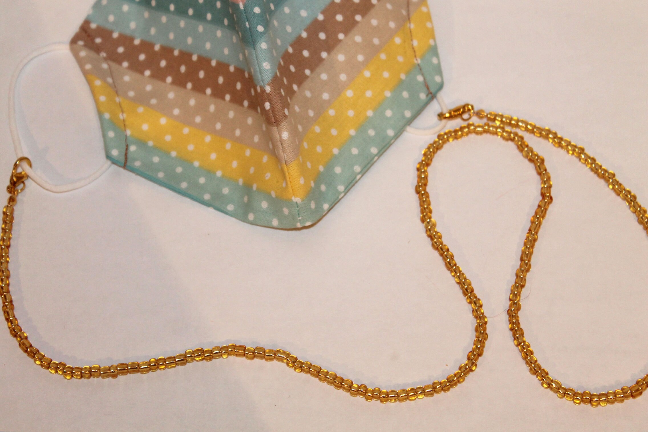 Face mask chain gold mask chain | Etsy