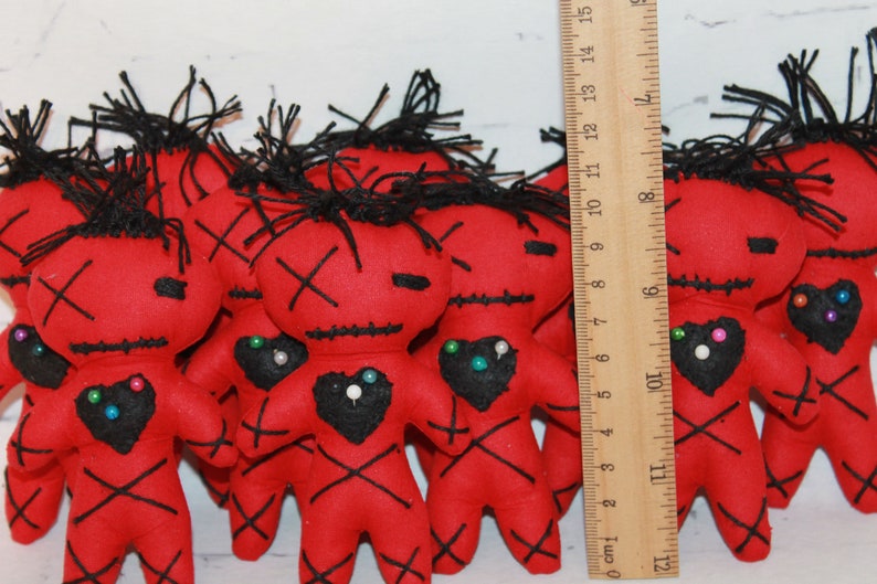 15 Voodoo Dolls Tag Red Voodoo - Etsy