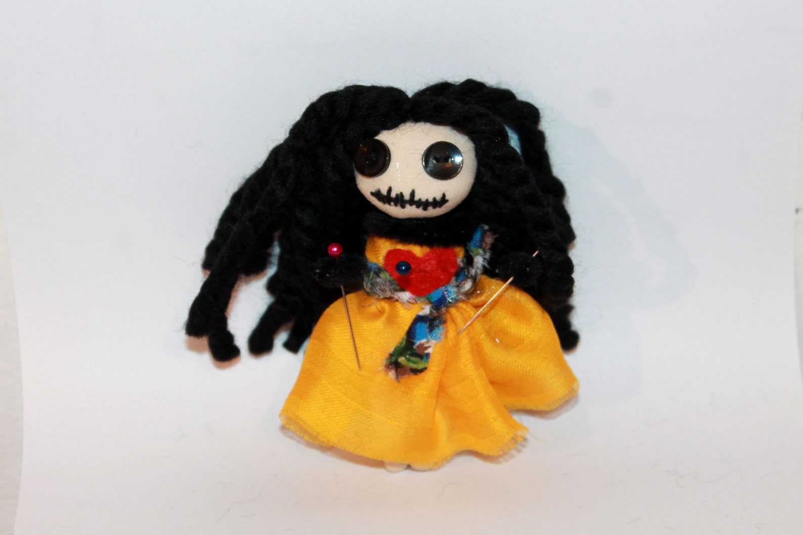 Button Eyes Doll Voodoo Doll Gothic Doll - Etsy