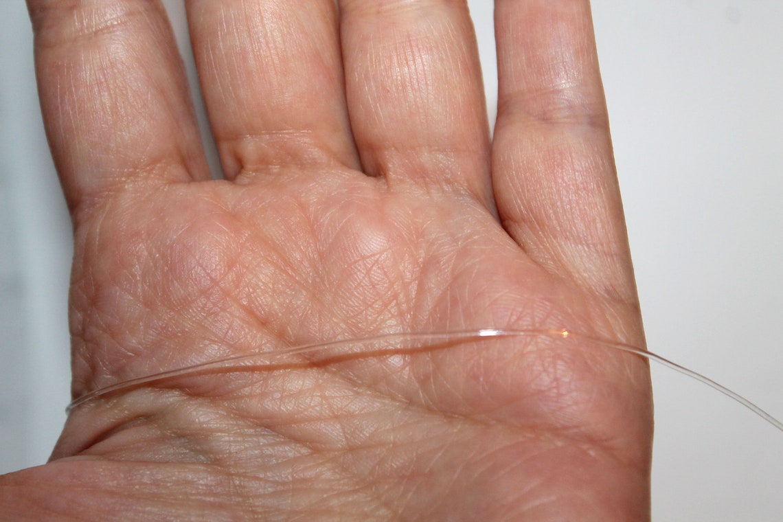 100 Meter Roll 0.8mm Elastic Stretch Cord Clear Nylon Stretch - Etsy