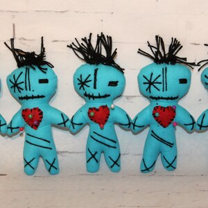 5 Voodoo Dolls Favor Blue Voodoo - Etsy