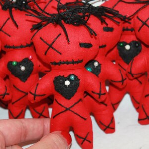 15 Voodoo Dolls Tag Red Voodoo - Etsy