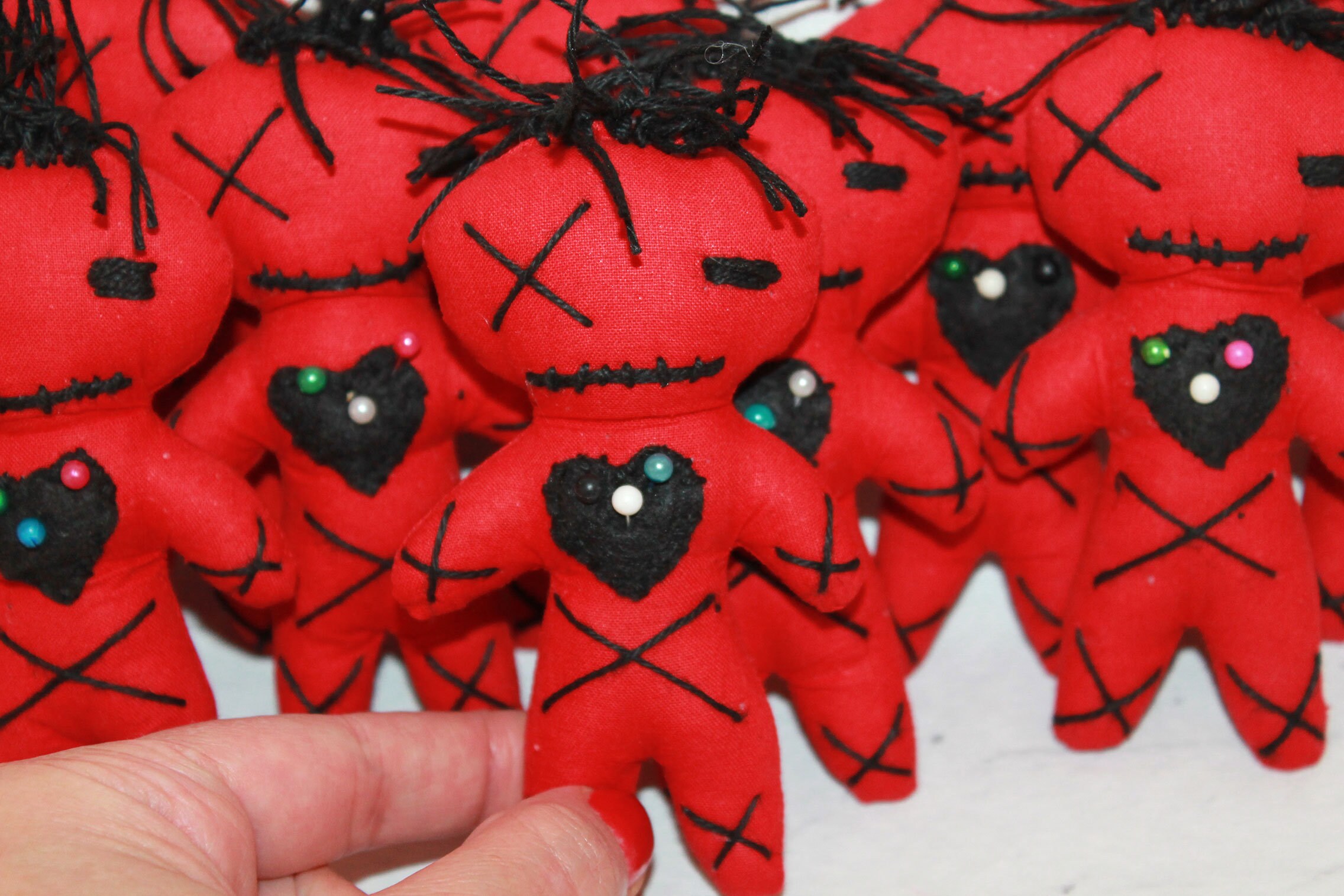 15 Voodoo Dolls Tag Red Voodoo - Etsy