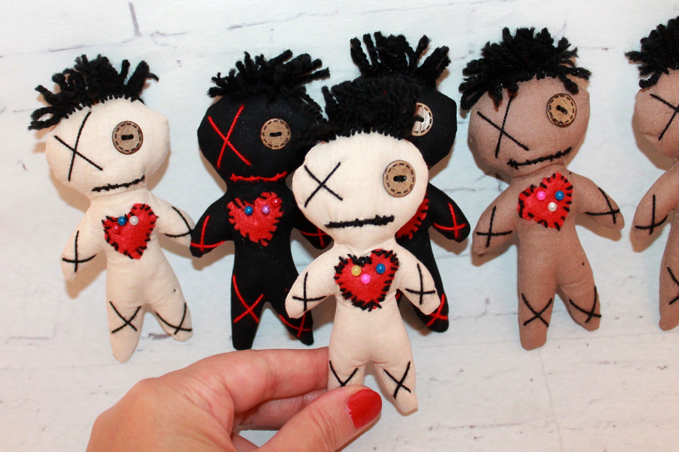 6 Voodoo Doll With Pins Party Gift - Etsy